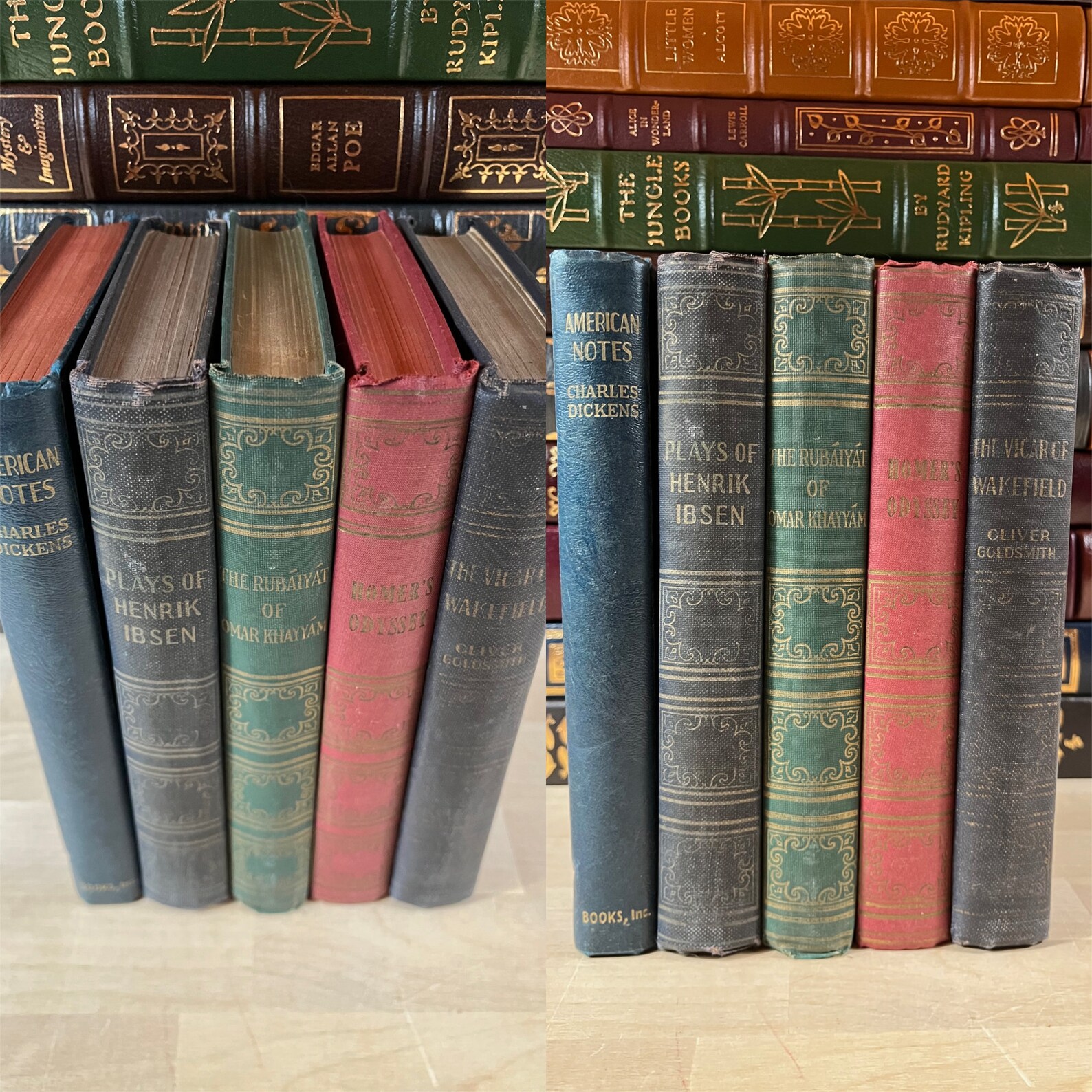 Classic Literature Novels, Early Art Type Editions by Books, Inc - Etsy