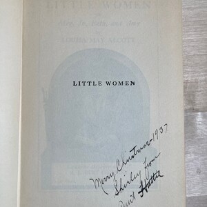 Rare, 1930's Printing of Little Women by Louisa M. Alcott, Illustrated ...