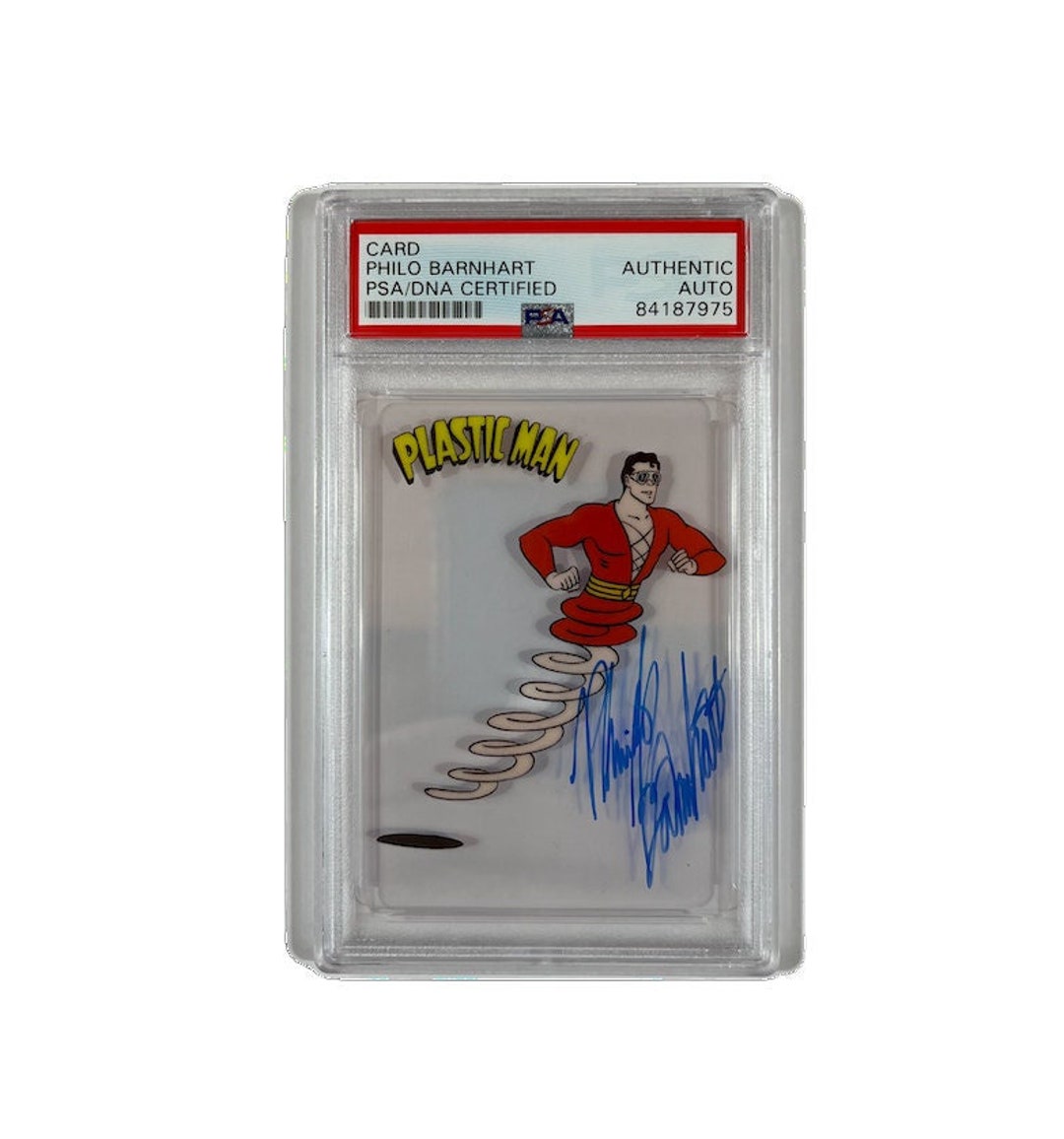 Plastic Man Animation Cell, Signed by Philo Barnhart, PSA/DNA Certified ...