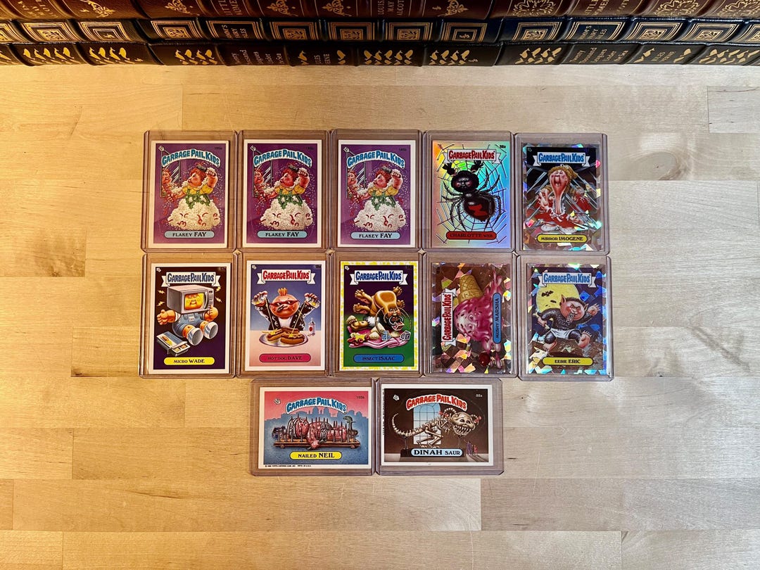 Garbage Pail Kids - 12 Mixed Lot of Gpks in Protective Penny Sleeves ...