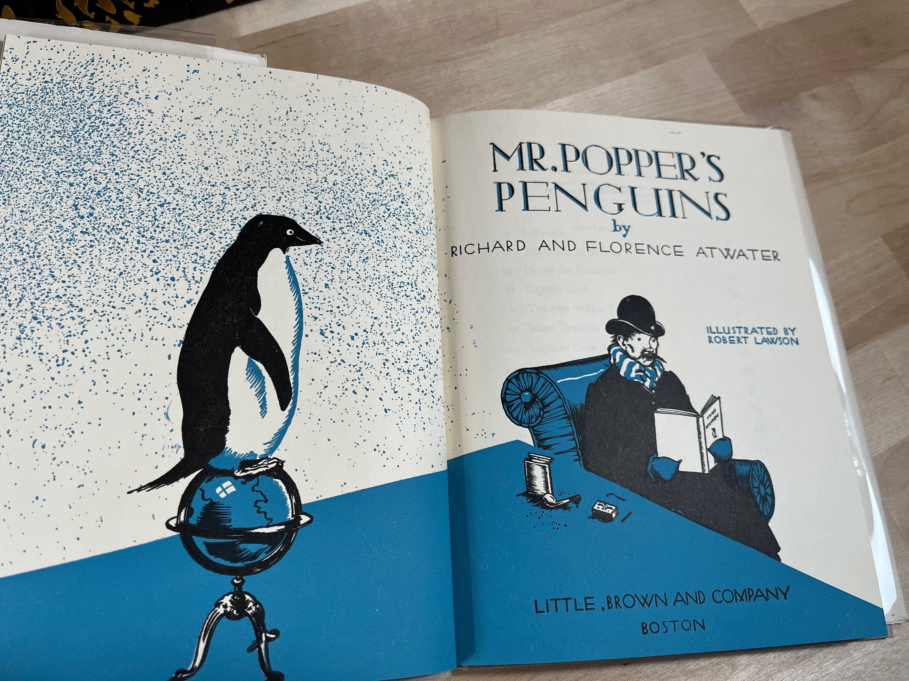 Mr. Popper's Penguins by Richard and Florence Atwater: Illustrated ...