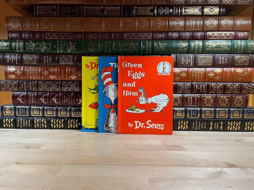 Lot of Three Classic Dr Seuss Children's Books, Vintage Hardcovers - Etsy