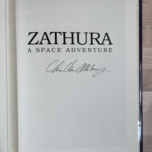 Signed, Zathura by Chris Van Allsburg, First Edition and First Printing ...