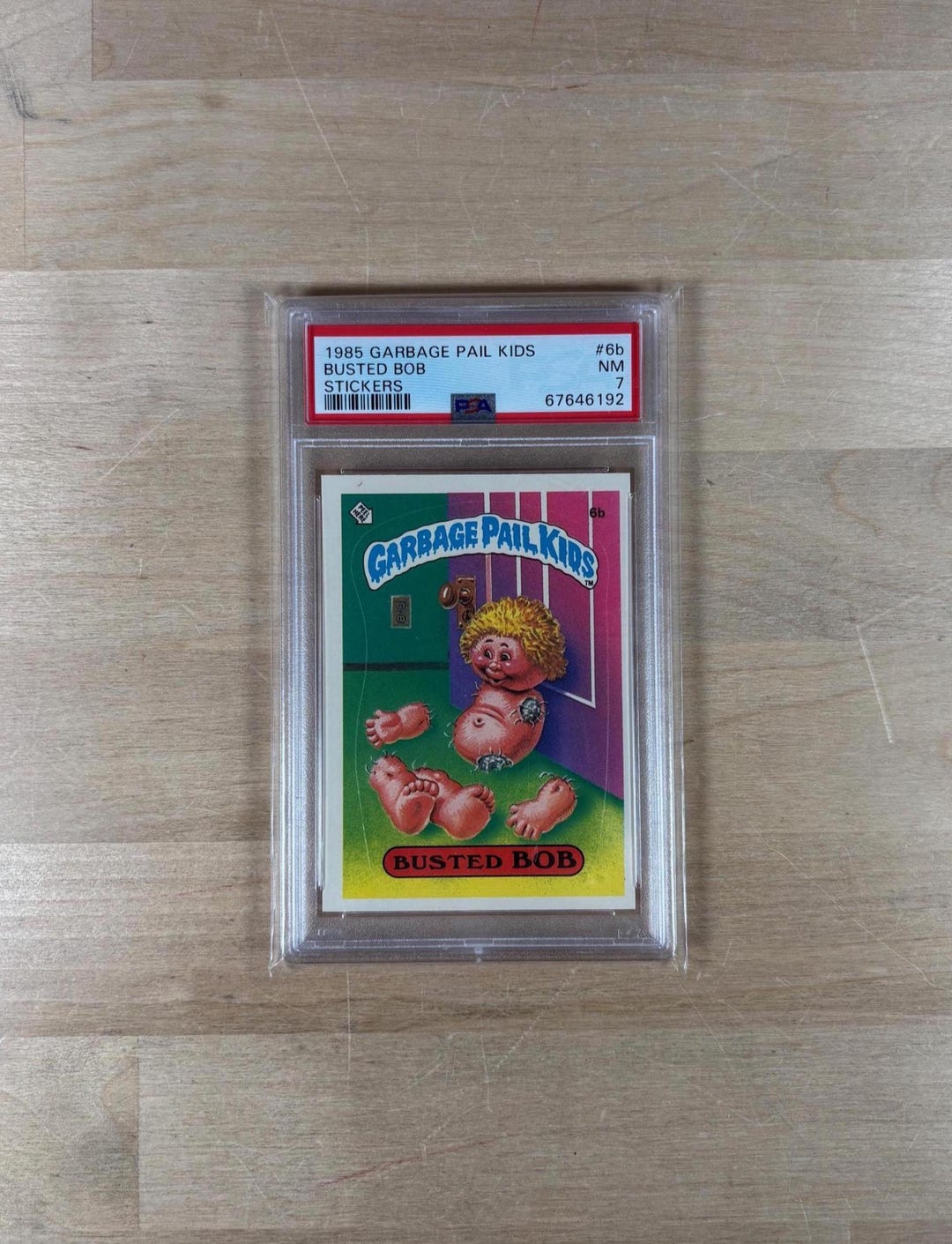 Garbage Pail Kids: Busted Bob, Series 1, PSA Graded 7 - Etsy