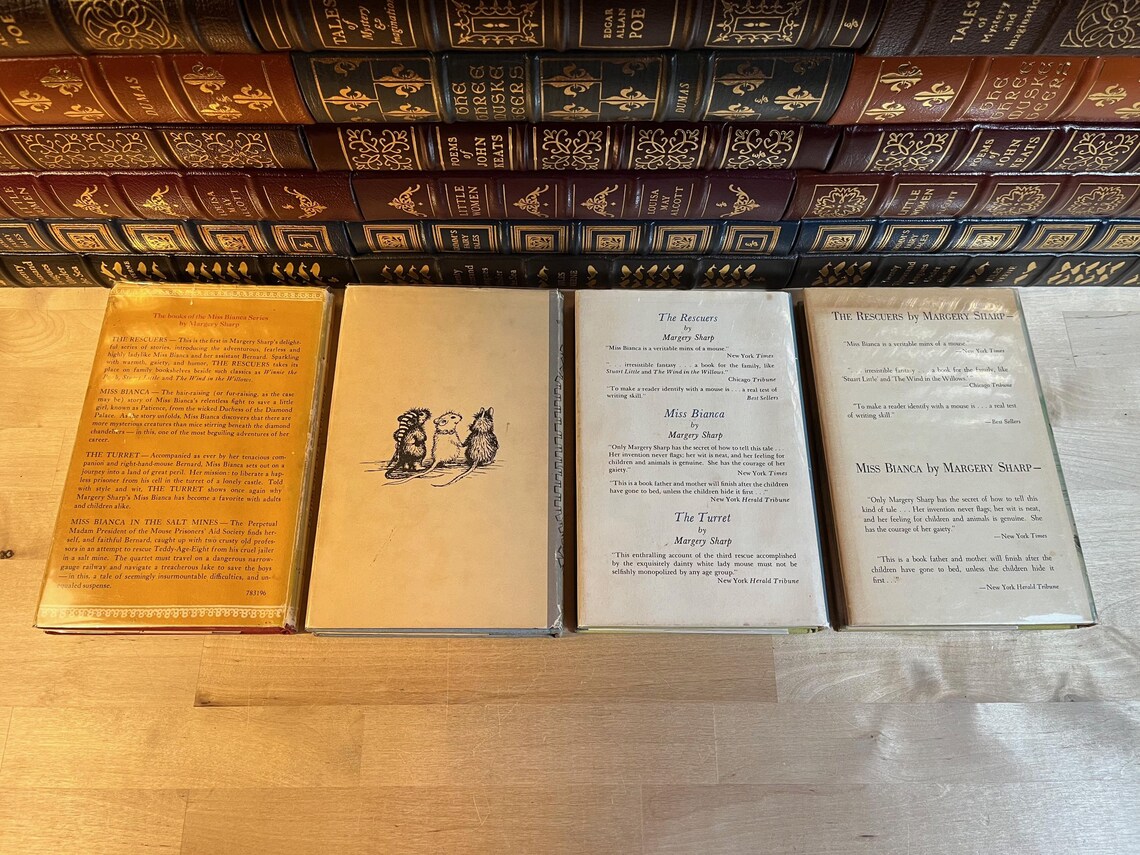 The Rescuers by Margery Sharp: First Edition Set, Illustrated, 1959 ...