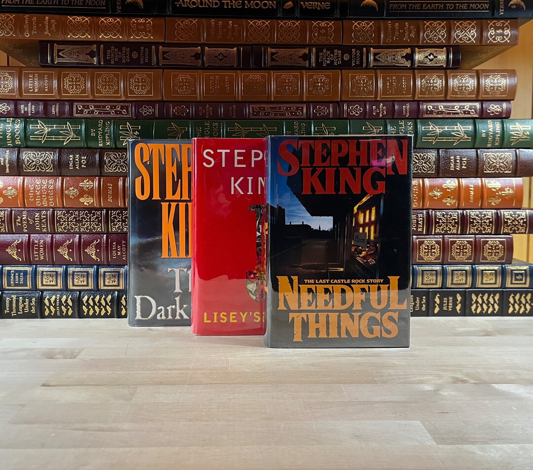 Stephen King First Edition Hardcovers: the Dark Half, Lisey's Story ...