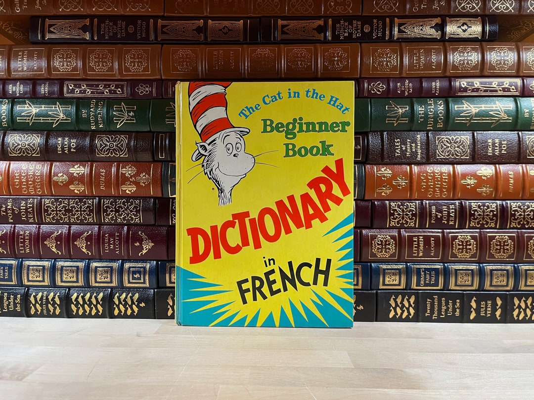 Dictionary in French by Dr. Seuss, Early Hardcover Edition - Etsy