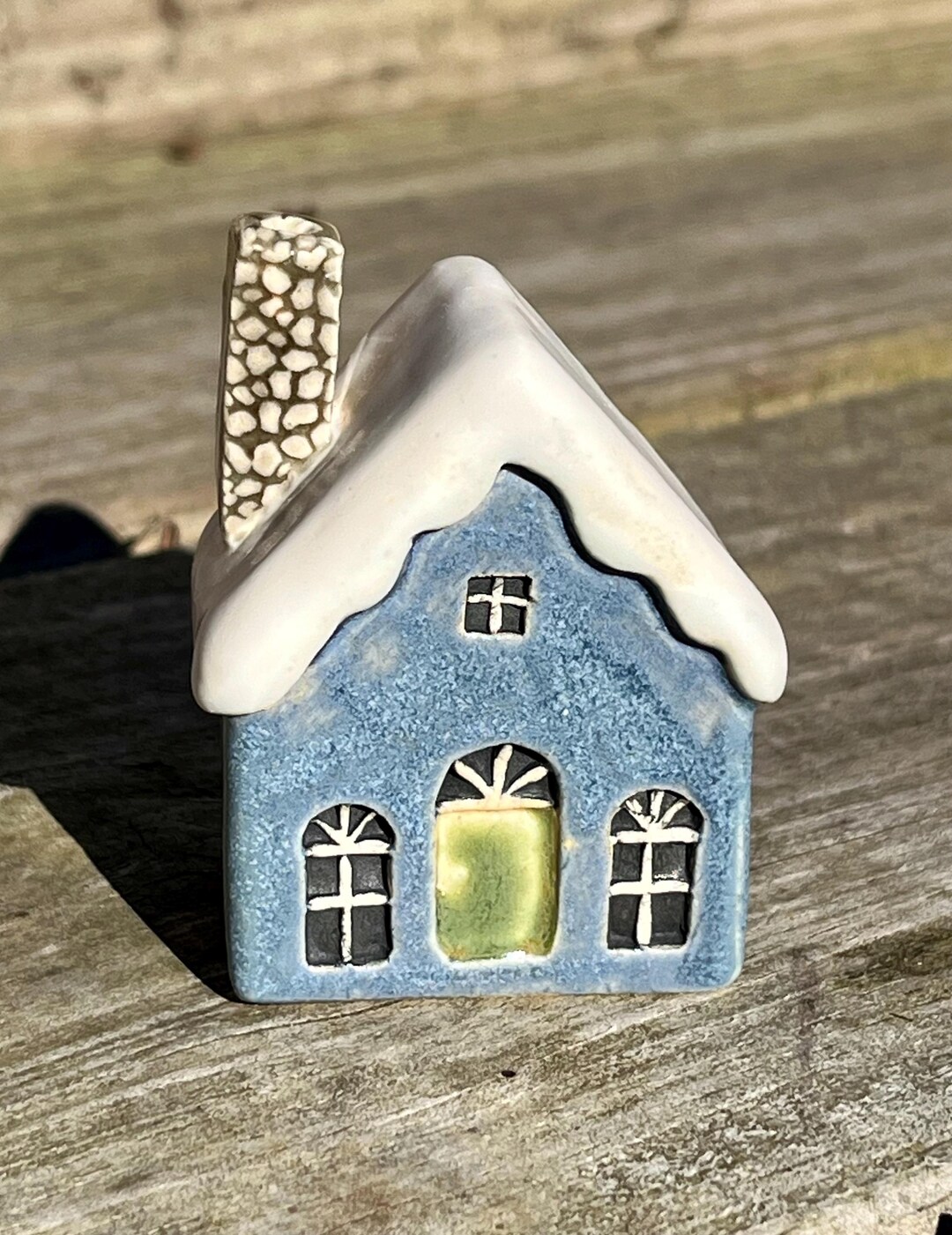 Little Clay House, Clay Houses, Tiny Houses, Ceramic House, Fairy House ...