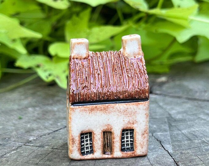 Little House, Tiny House, Ceramic Houses, Miniature House, Fairy House ...
