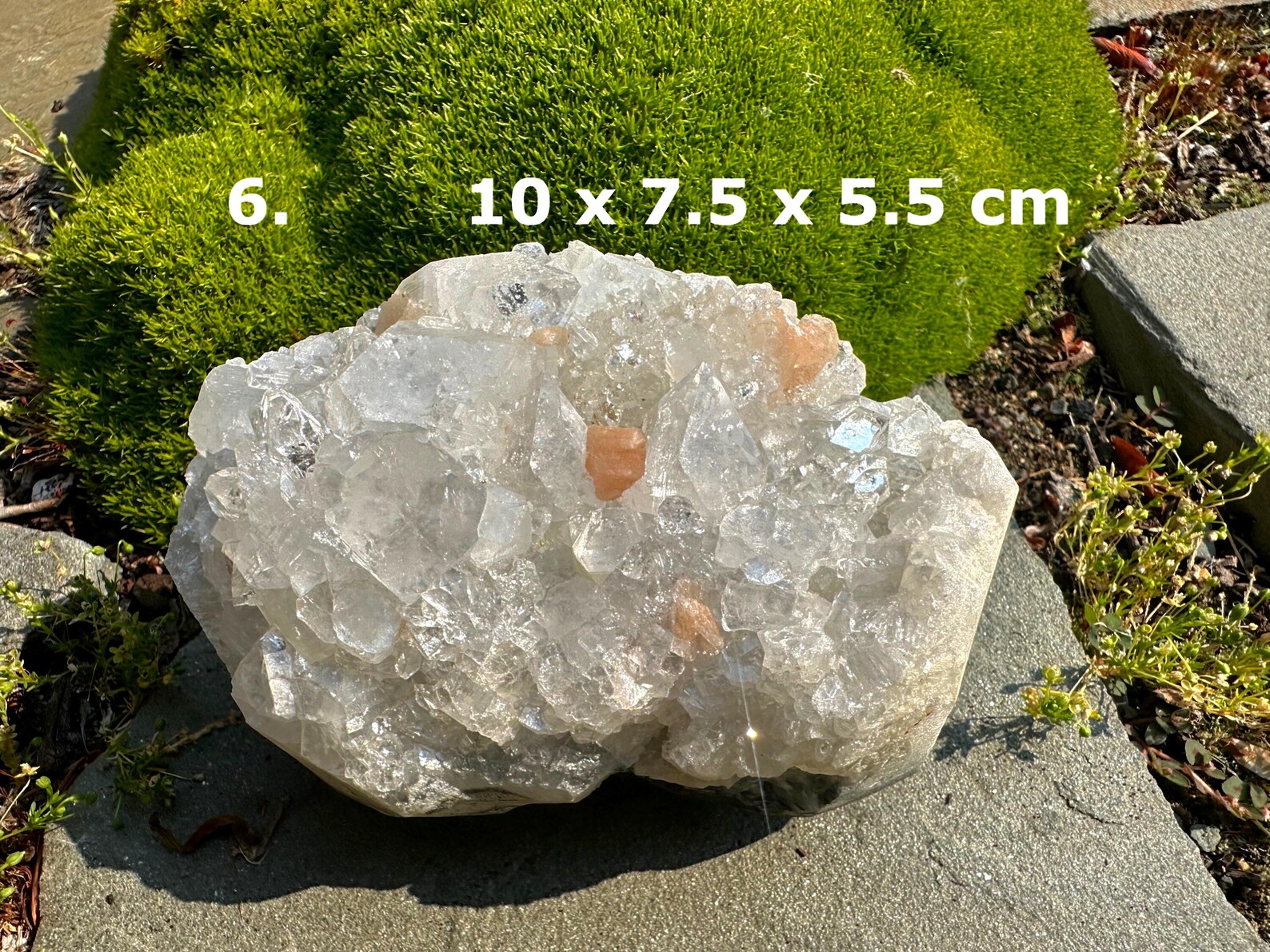 Apophyllite and Stilbite Crystal Cluster From India – Stunning Zeolite ...