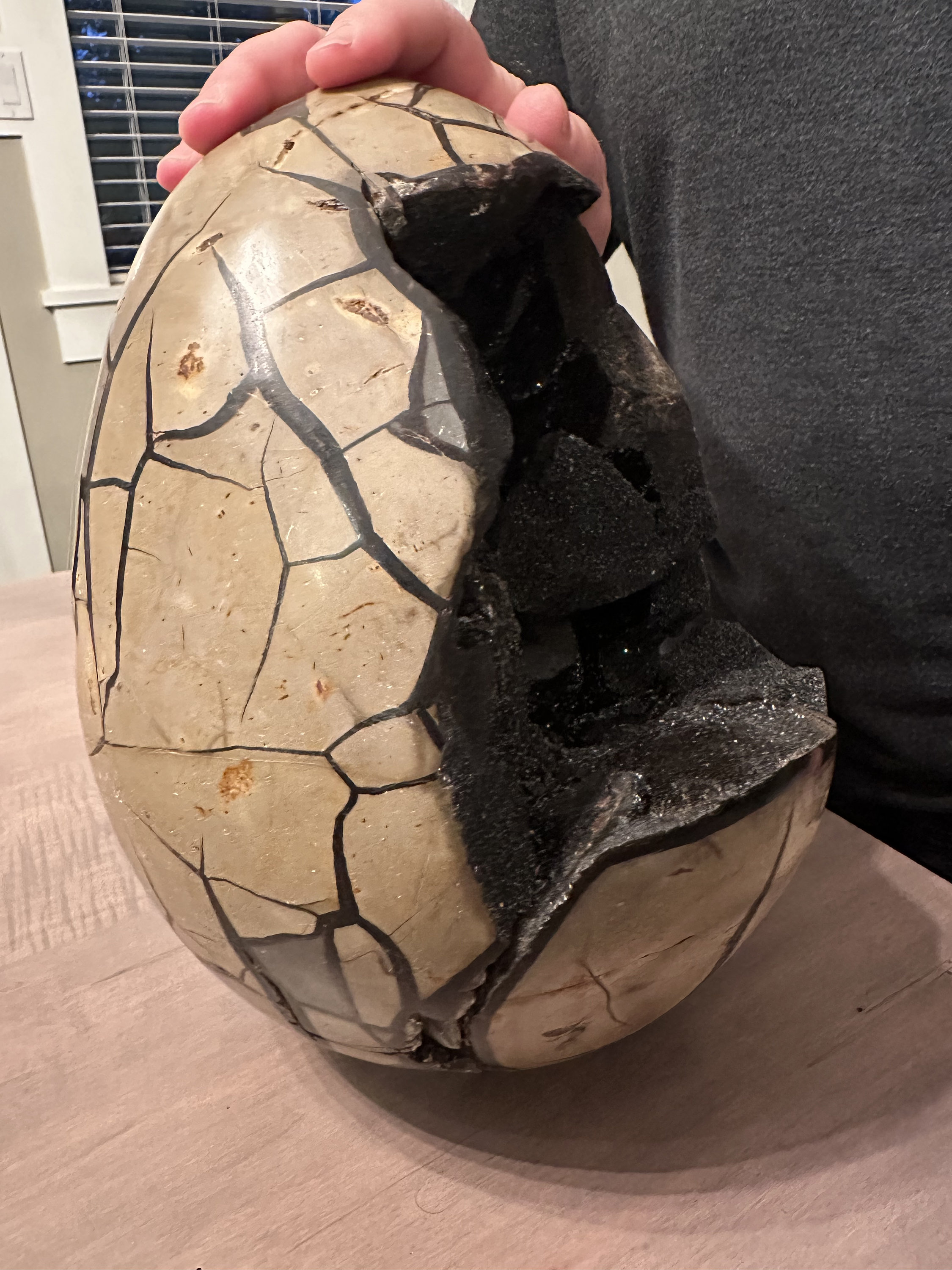Giant Septarian Nodule, Septarian Dragon Egg From Madagascar. Museum ...