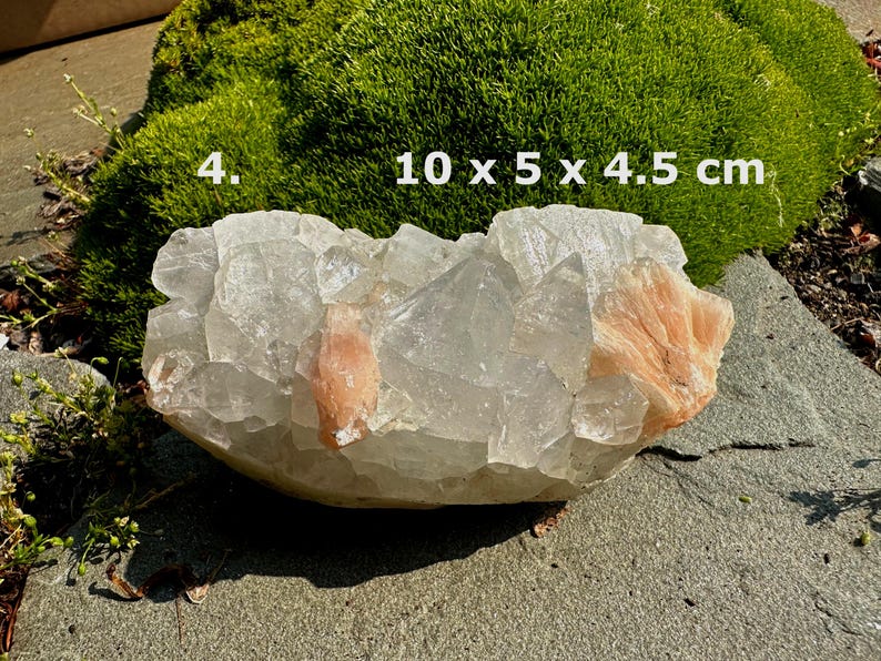Apophyllite and Stilbite Crystal Cluster From India – Stunning Zeolite ...