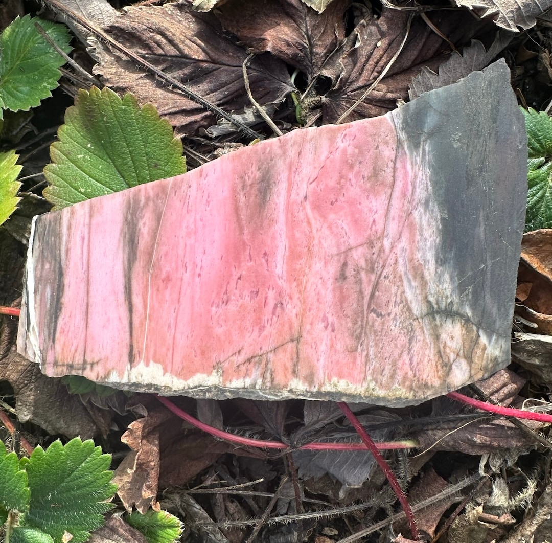 Rhodonite Slabs From Vancouver Island – Rare Pink Manganese Mineral | Unique Rhodonite Slabs for ...