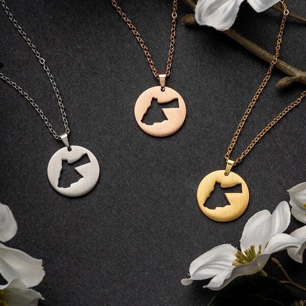 Jordan Map Jewelry - Etsy