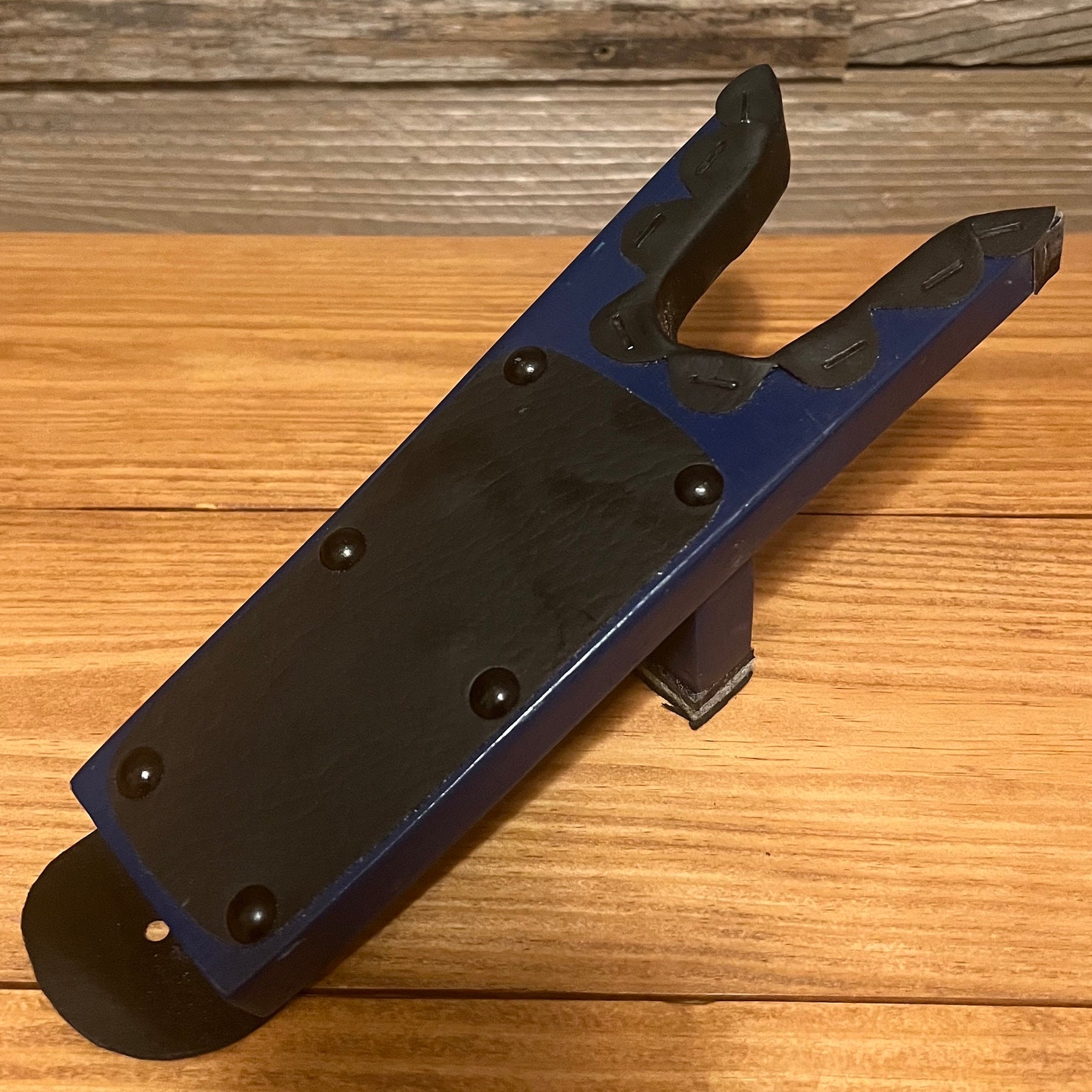 JUNIOR JACK Navy Blue Wooden Boot Jack Boot Puller Shoe Remover W/black ...