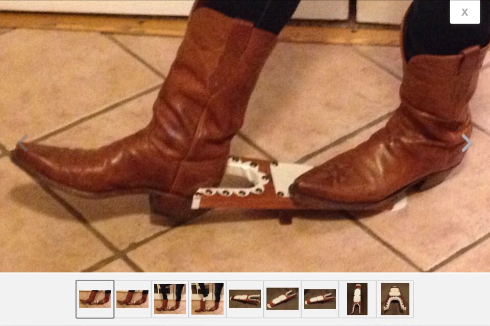 Deluxe White Studded Bootjack, Boot & Shoe Puller/remover - Etsy