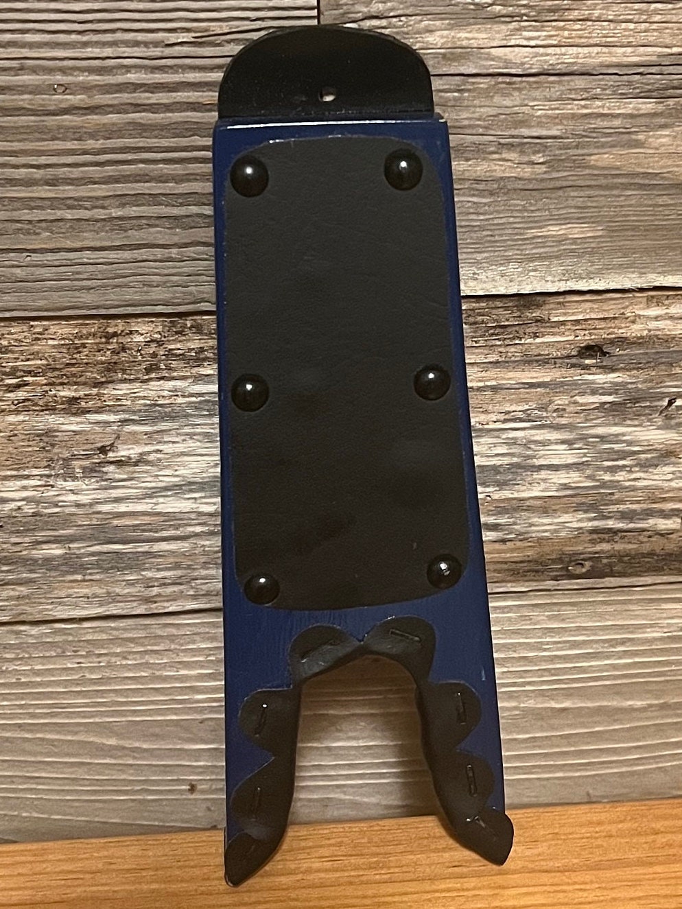 JUNIOR JACK Navy Blue Wooden Boot Jack Boot Puller Shoe Remover W/black ...