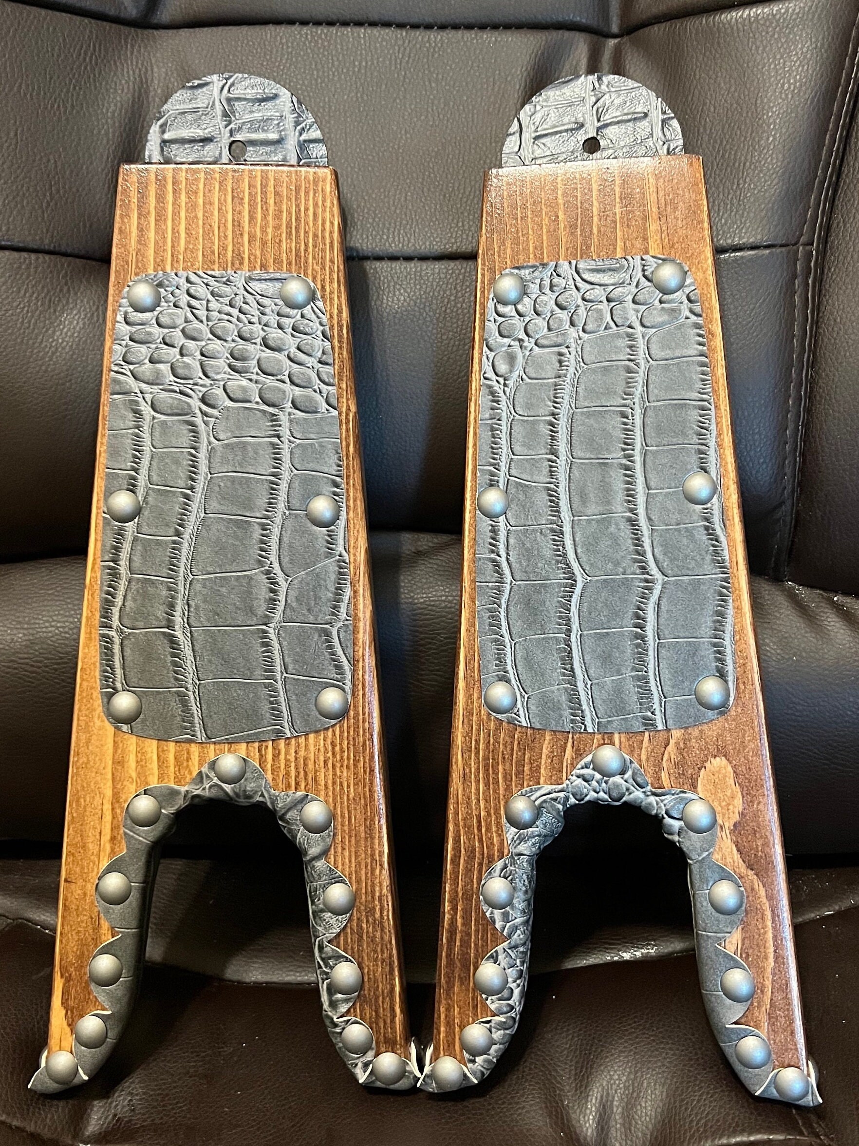The Old Western Bootjack, Boot Puller, Shoe Remover Grey Croc - Etsy