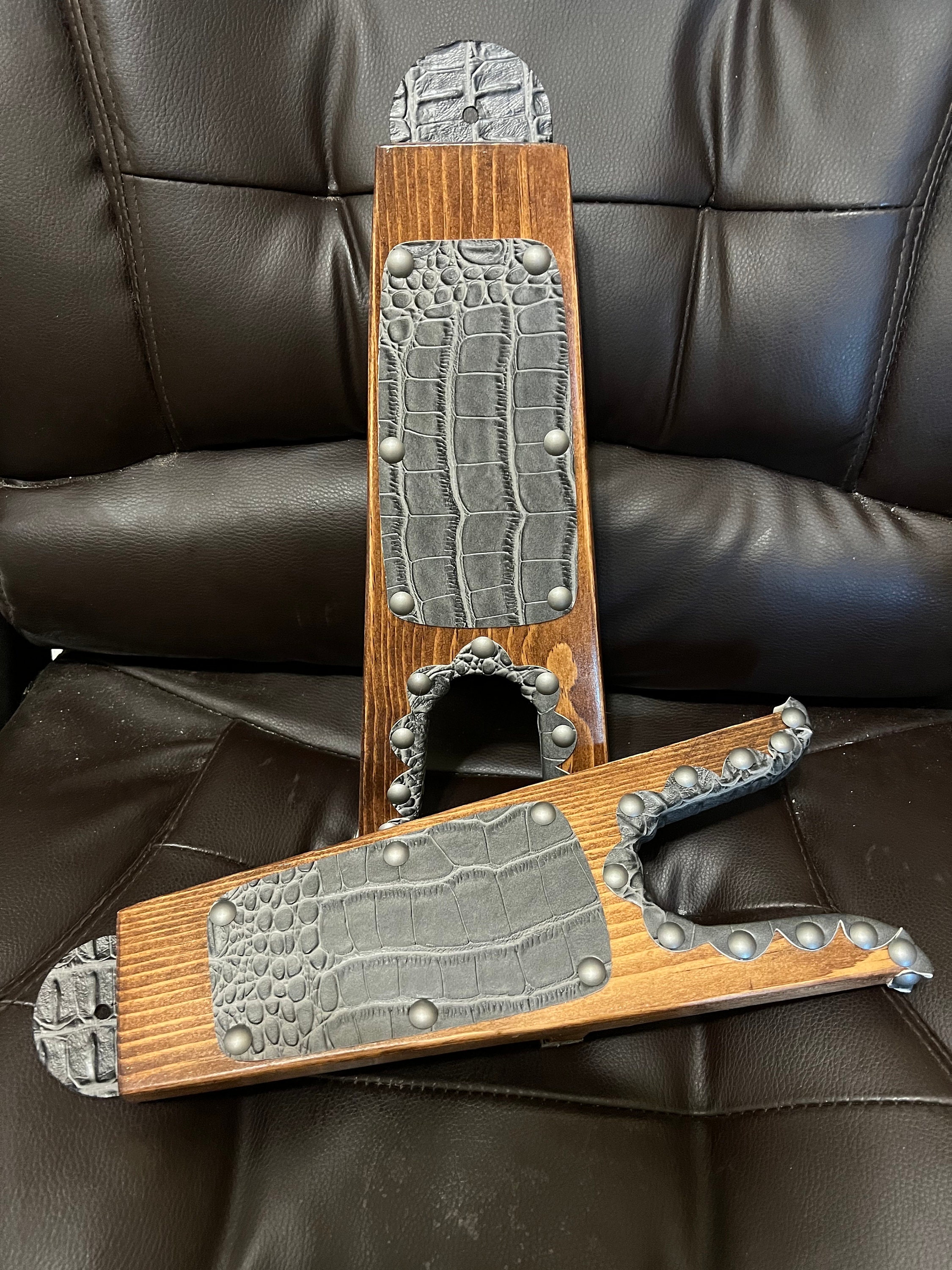 The Old Western Bootjack, Boot Puller, Shoe Remover Grey Croc - Etsy