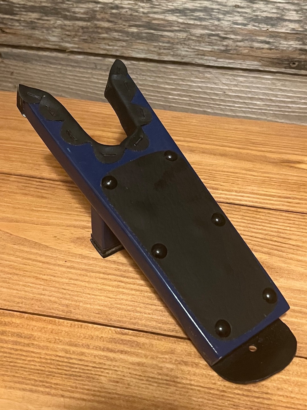 JUNIOR JACK Navy Blue Wooden Boot Jack Boot Puller Shoe Remover W/black ...