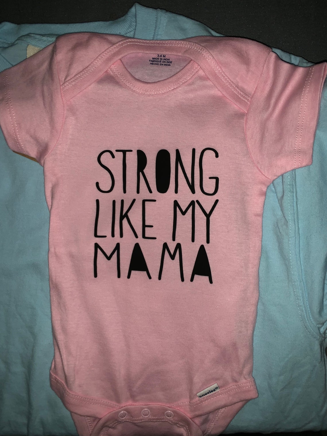 Strong Like My Mama Baby Bodysuit - Etsy