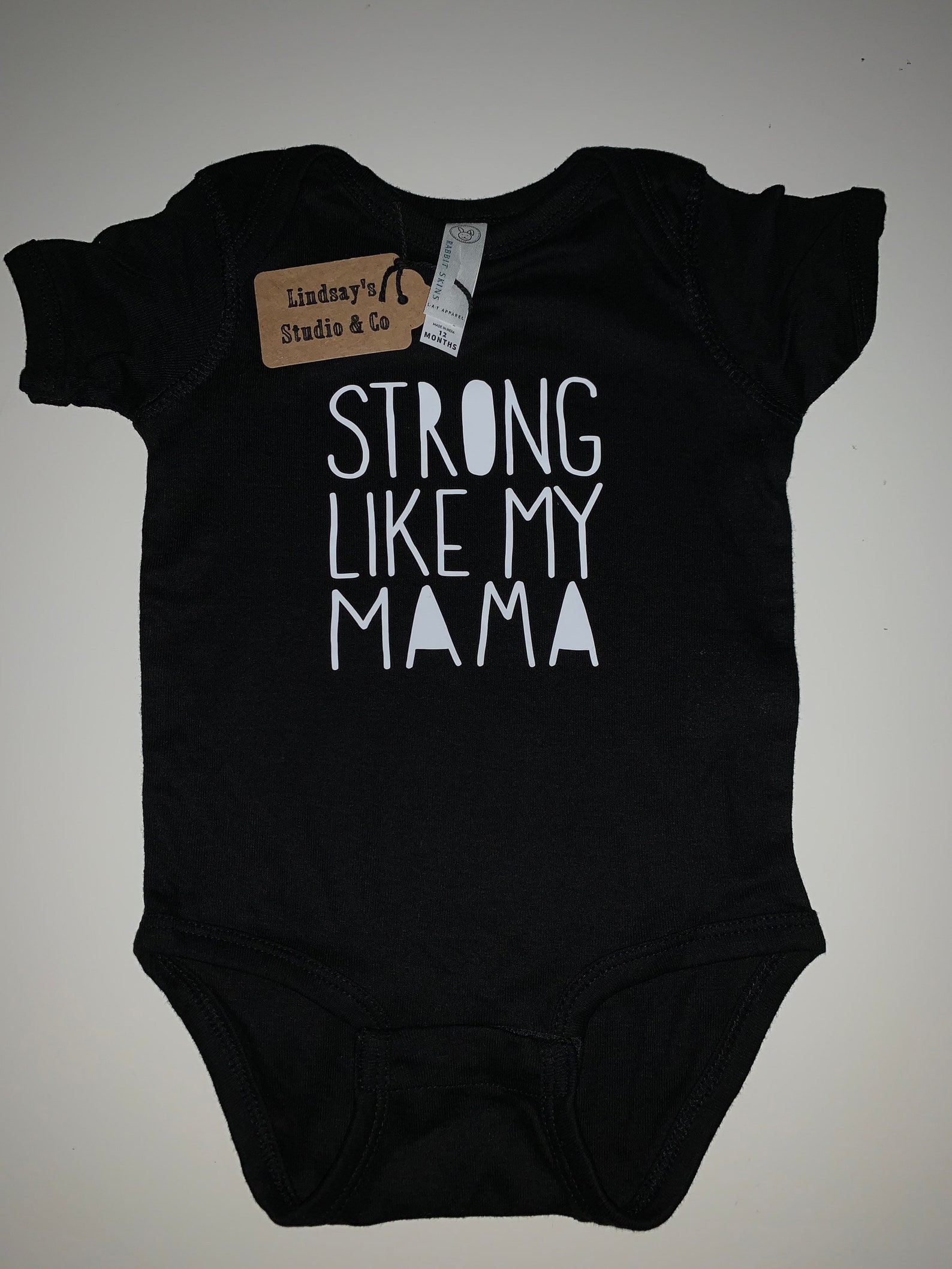 Strong Like My Mama Baby Bodysuit - Etsy