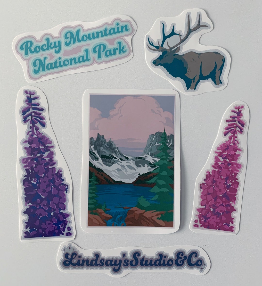 Colorado Rocky Mountain National Park Sticker Pack - Etsy