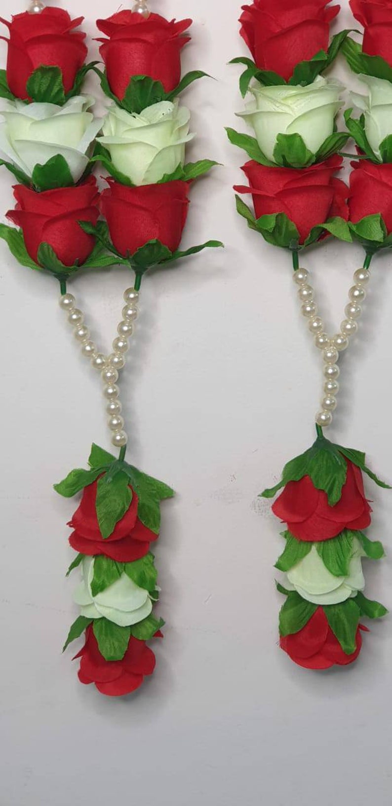 Designer Wedding Garlands Indian Wedding rose Garland Silk | Etsy