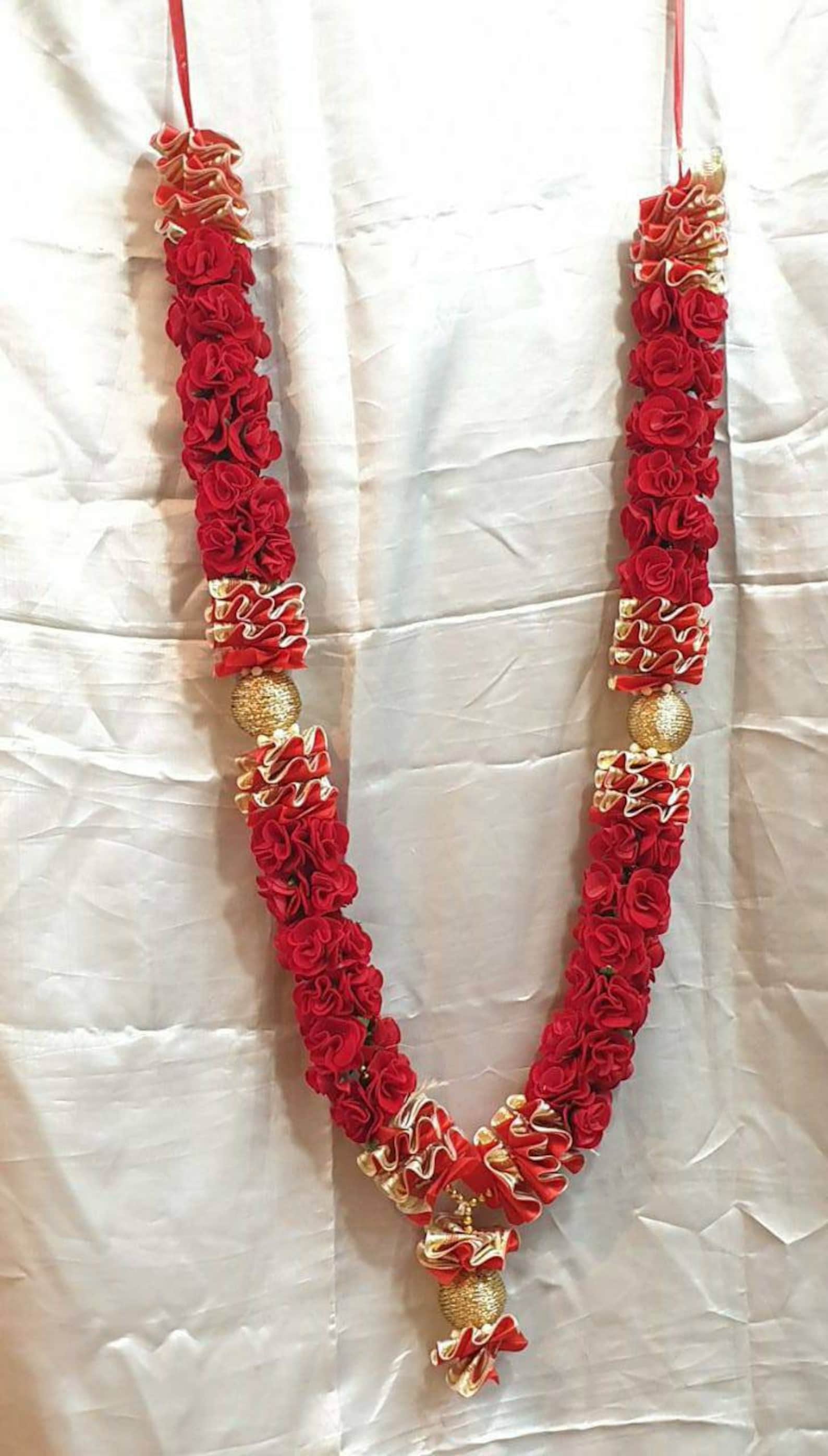 Artificial Heavy Rose Indian Mala/garland/haar Jaimala Shaadi | Etsy