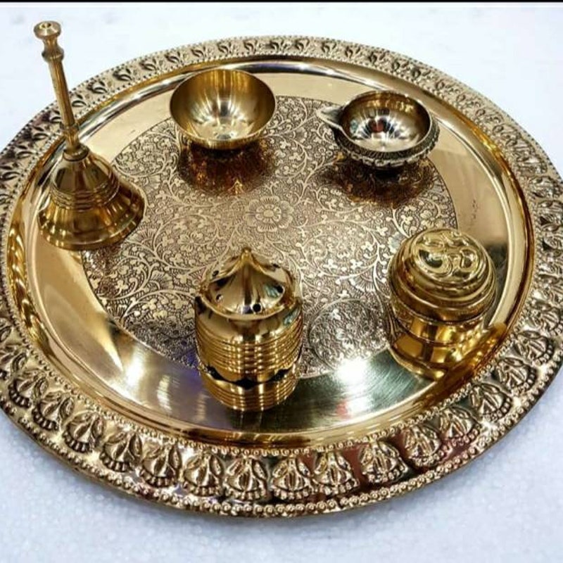 Puja Tray - Etsy UK