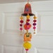Indian Handcrafted Wind Chimes Rajasthani With Bells Marigold Pom Poms ...