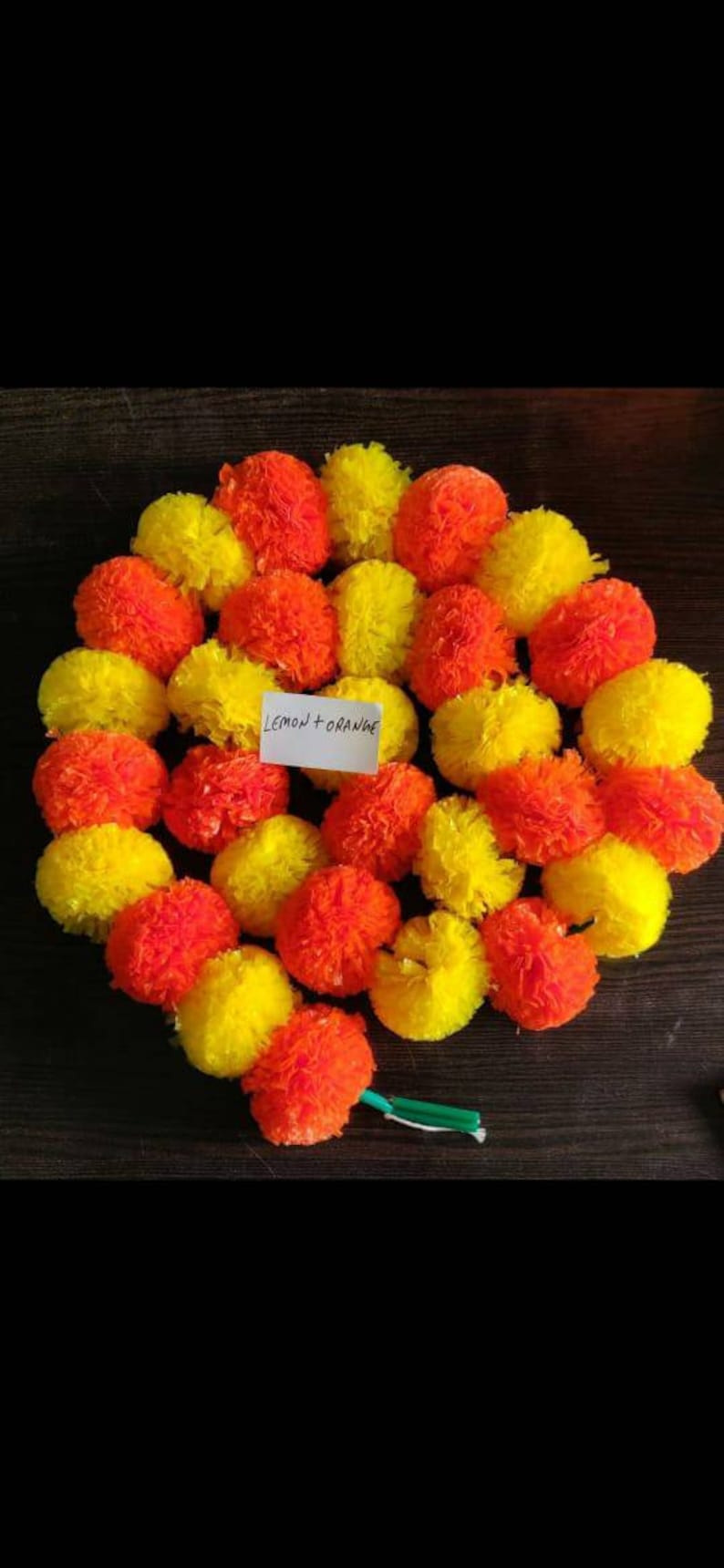 Pack of 10 Artificial Marigold Garlands Flower Strings Wedding - Etsy