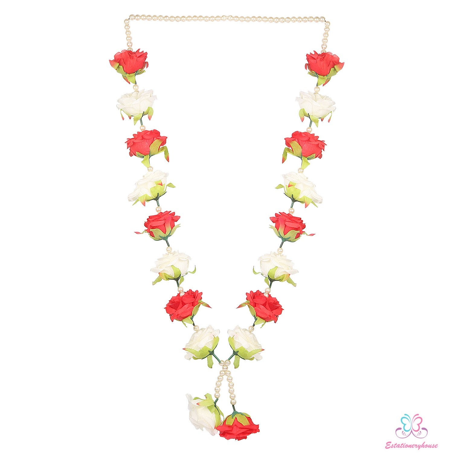 Wedding Garlands Indian Wedding Rose Garland Silk Flower - Etsy