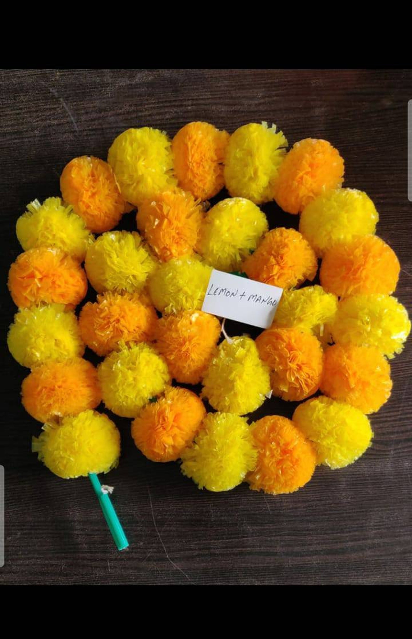 Pack of 10 Artificial Marigold Garlands Flower Strings Wedding - Etsy