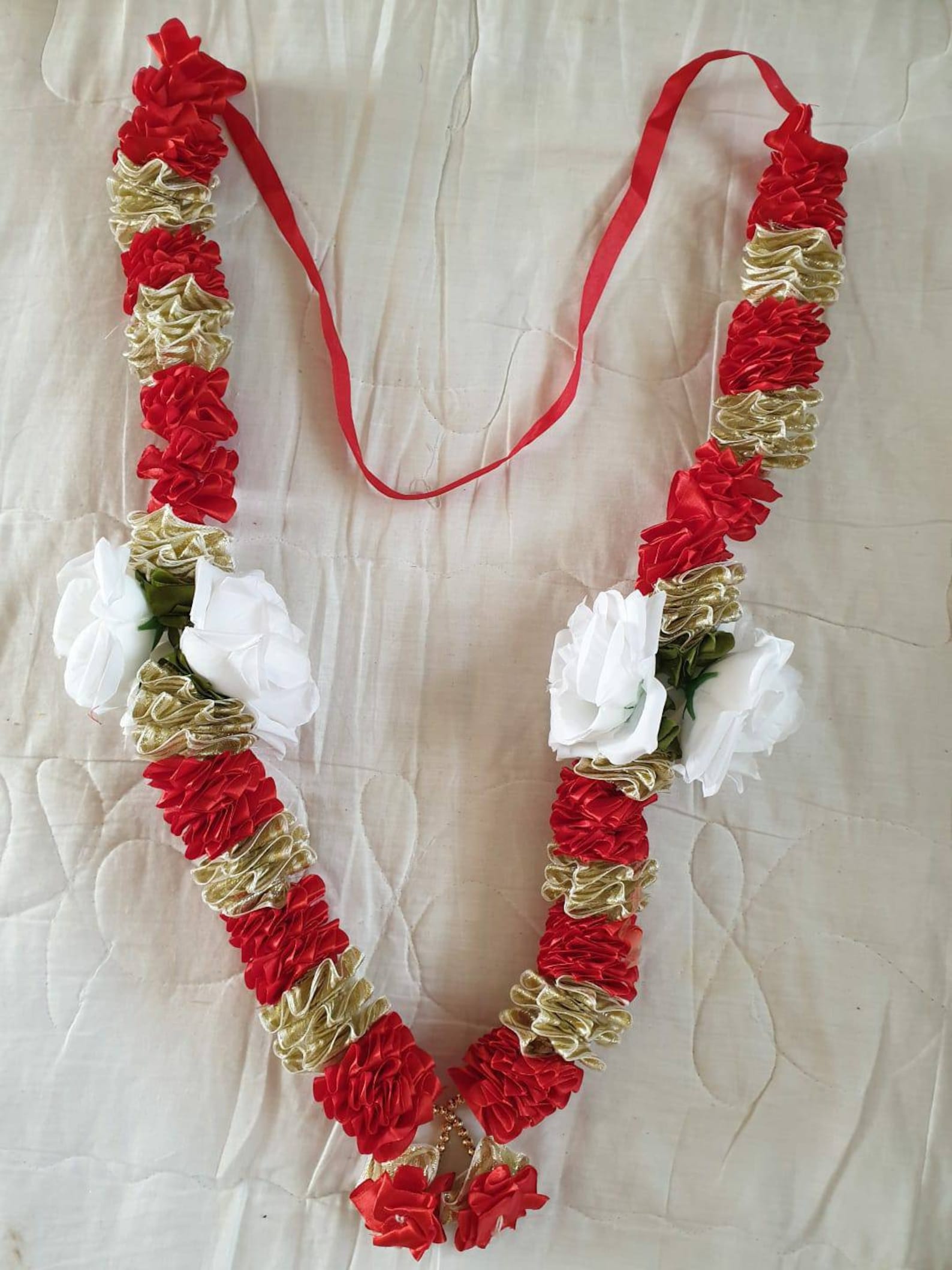 Artificial Indian Mala/garland/haar Jaimala Shaadi Indian Wedding Pooja ...