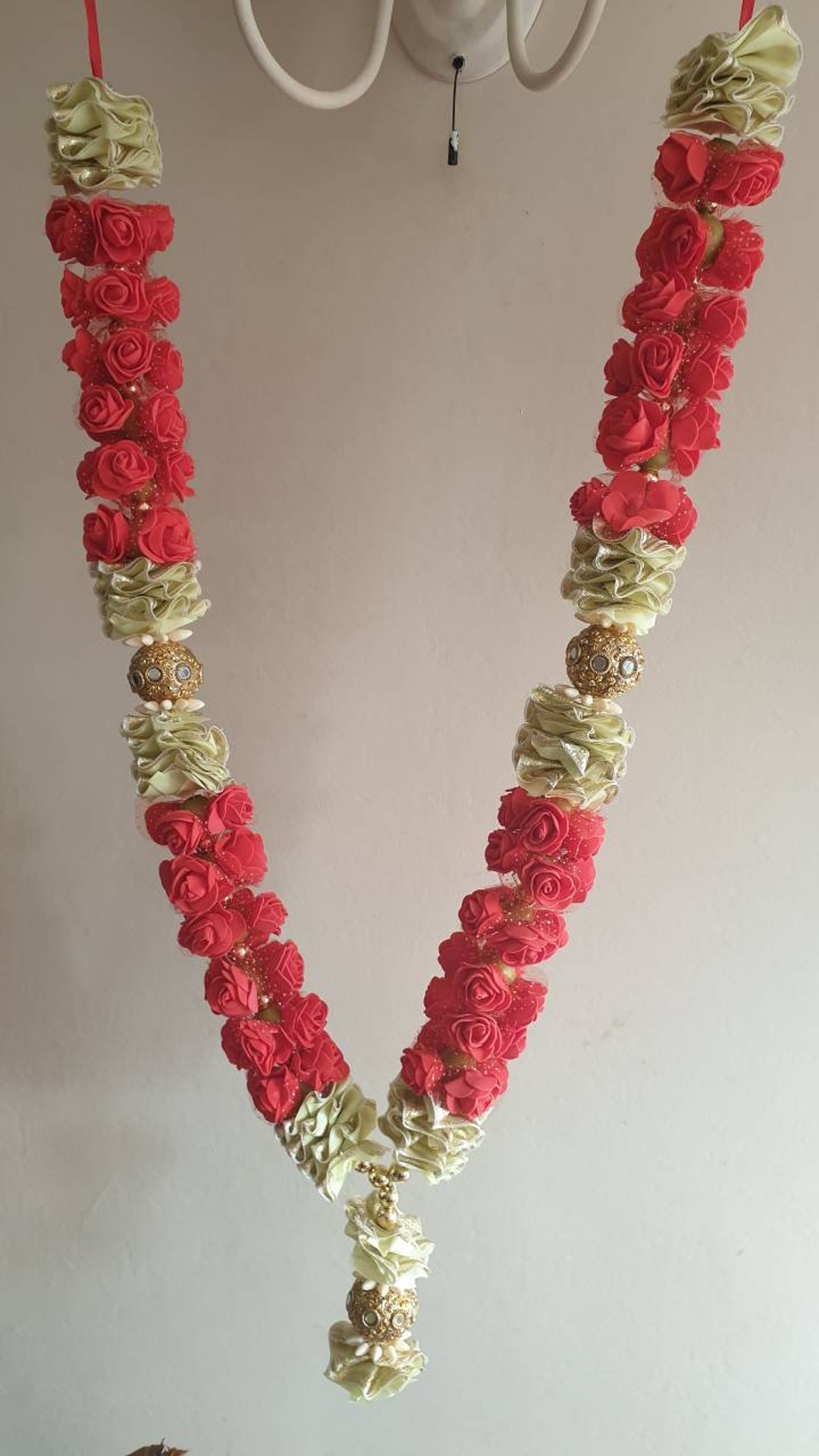 Artificial Indian Mala/garland/haar Jaimala Shaadi Indian Wedding Pooja ...