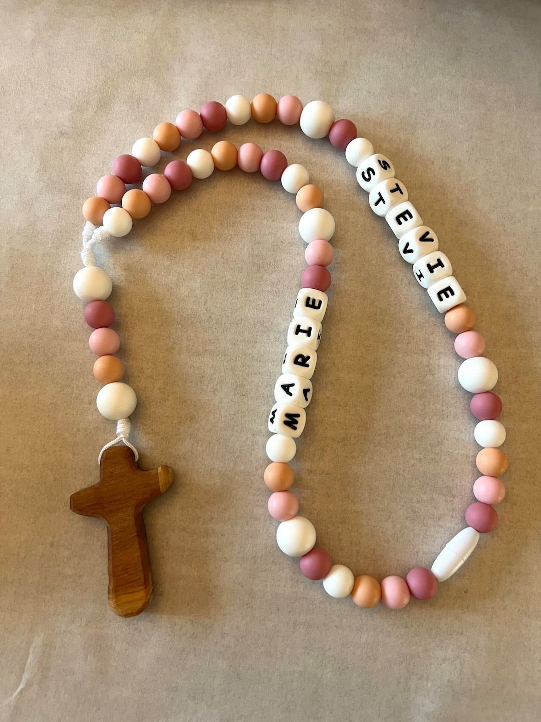 Custom Silicone Rosary Chewy Rosary for Babies Catholic Baptism Gift - Etsy
