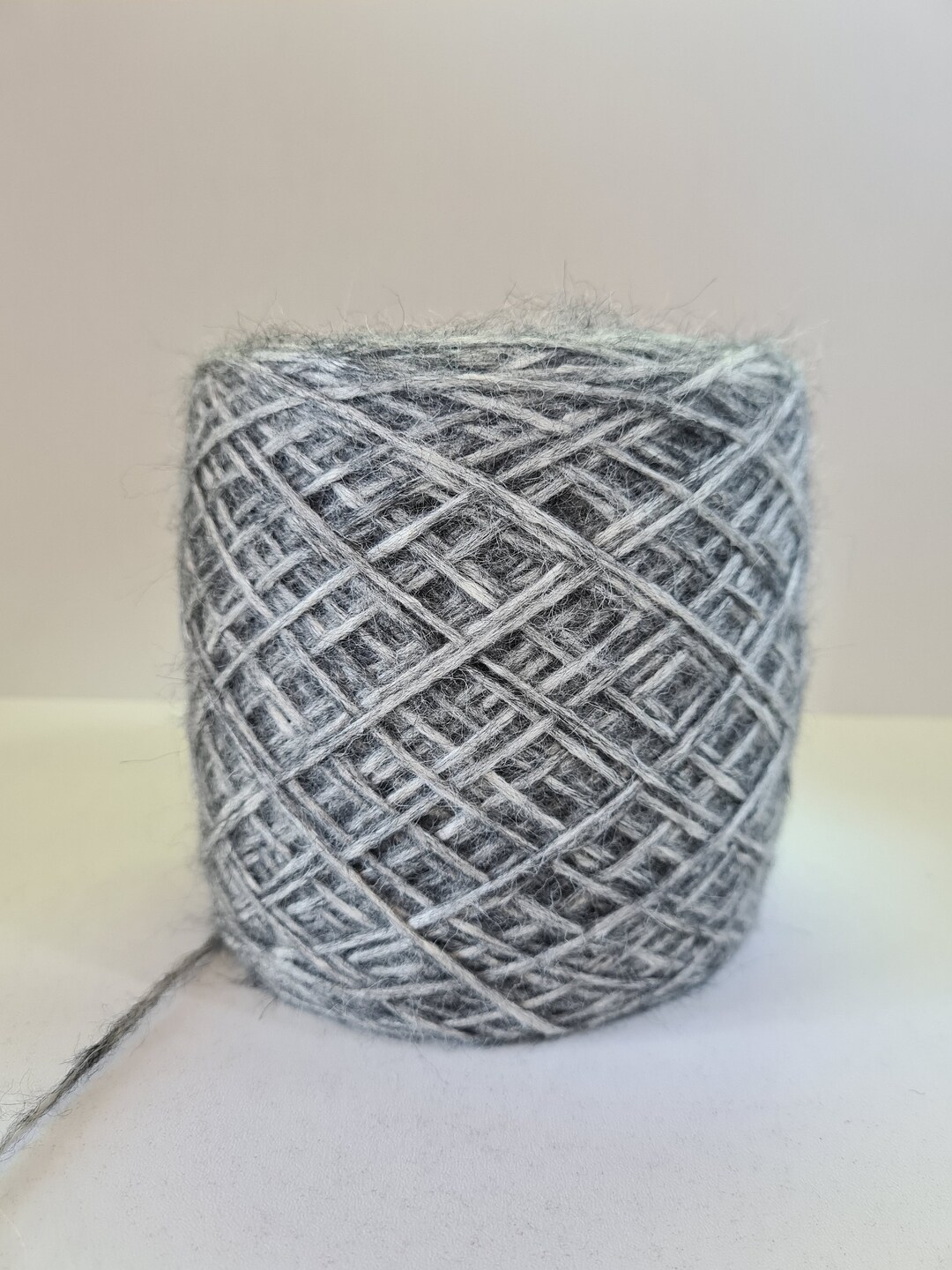 Pecci Filati Volpino Reserved Gray Cream Alpaca Yarn - Etsy