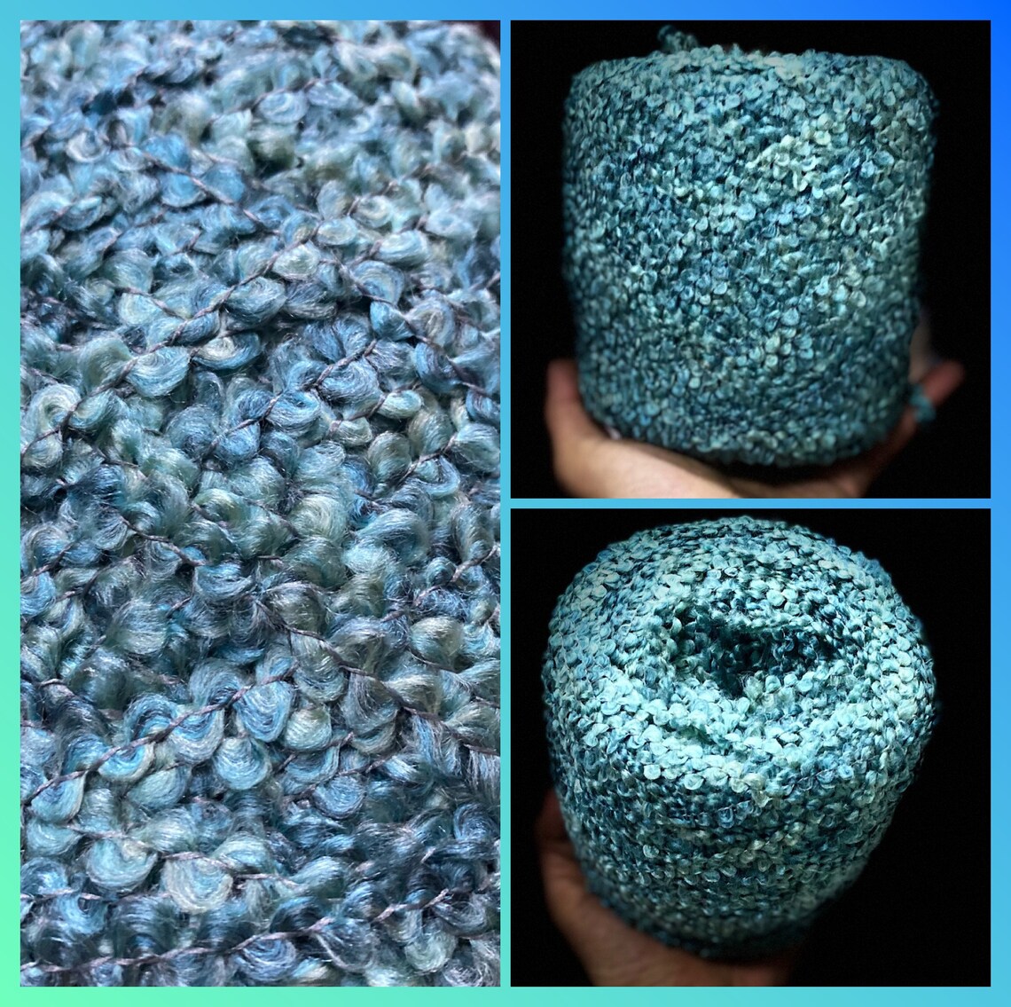 Boucle Yarn Chunky Boucle Yarn Boucle Thread Bulky - Etsy UK