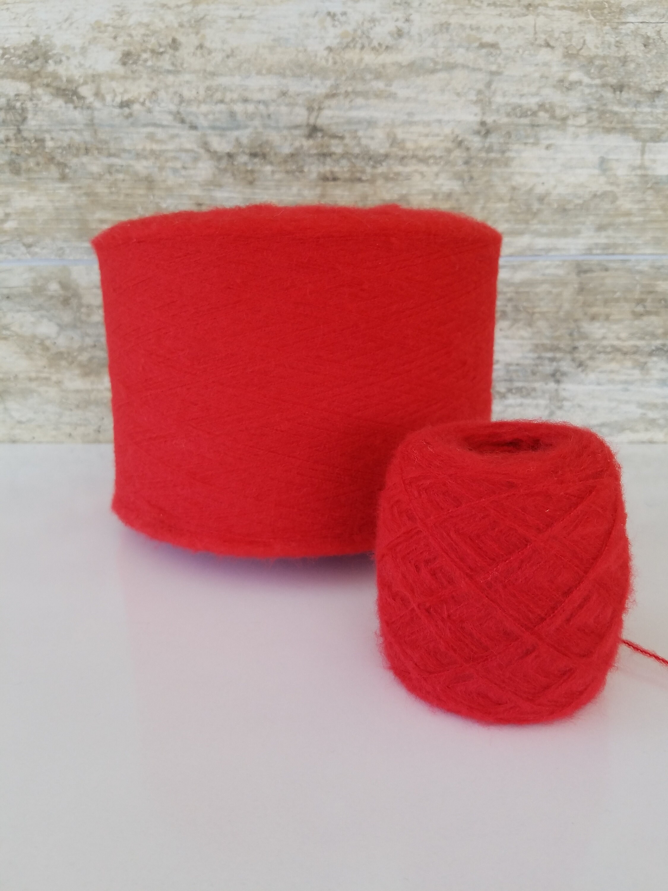 Silk Cone Yarn Red 1330gr Merino Spool Yarn Machine Yarn - Etsy