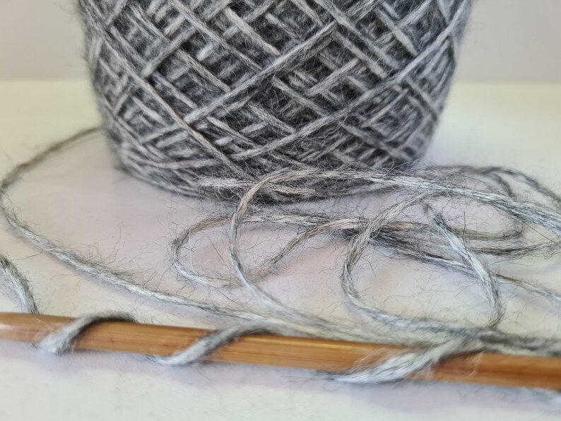 Pecci Filati Volpino Reserved Gray Cream , Alpaca Yarn , Merino Yarn ...