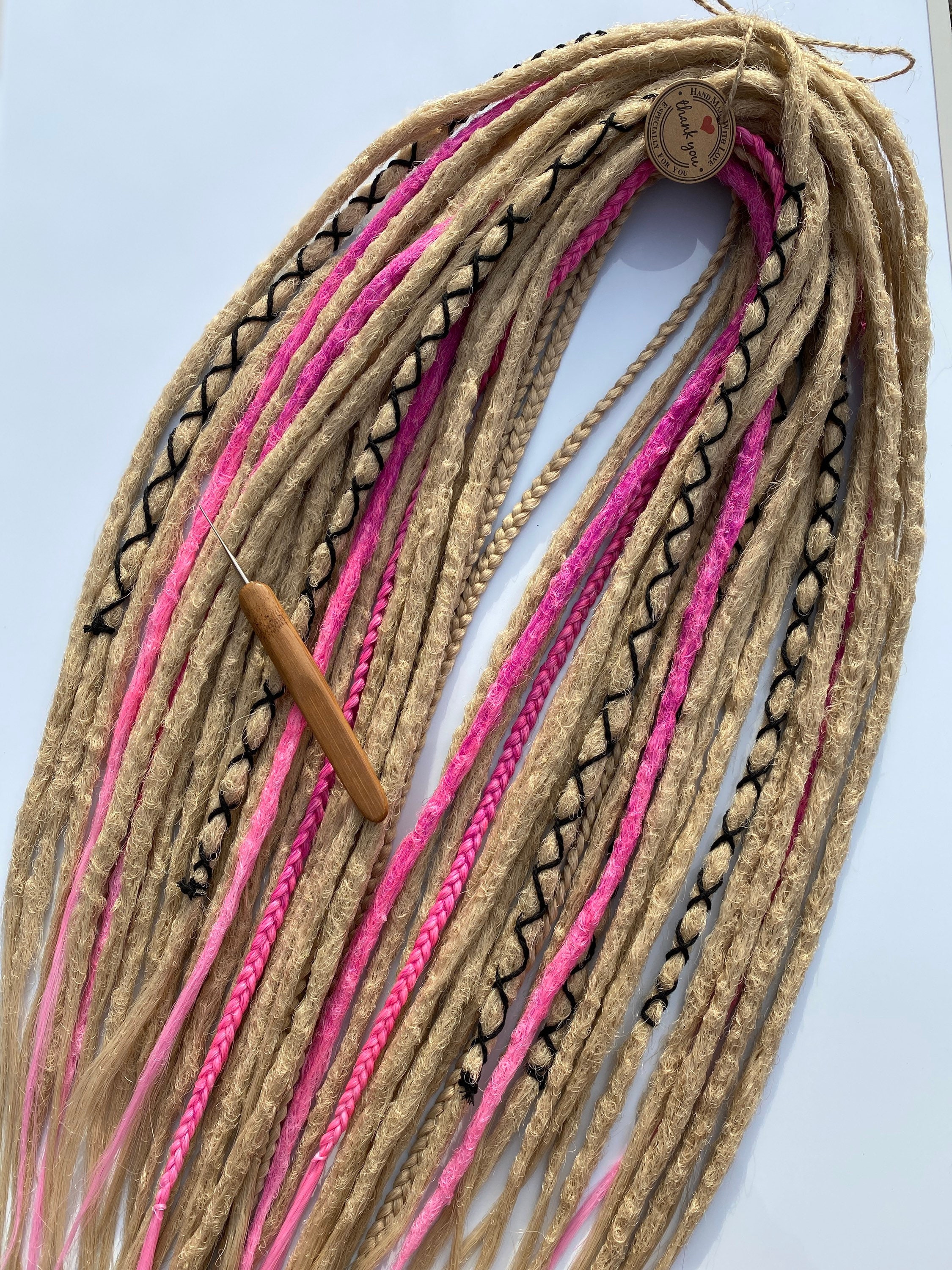Pink Princess Transitional Dreadlocks With Light Ash Blonde / - Etsy