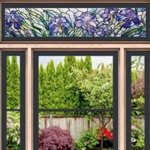 Stained Glass Transom Window Film Custom Transom Window Stained Glass ...