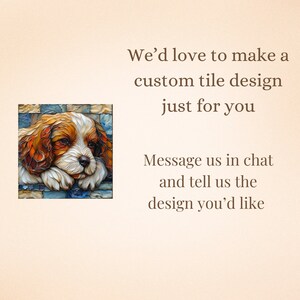 Cavalier King Charles Spaniel Puppy Ceramic Tile Art Wall Tile ...
