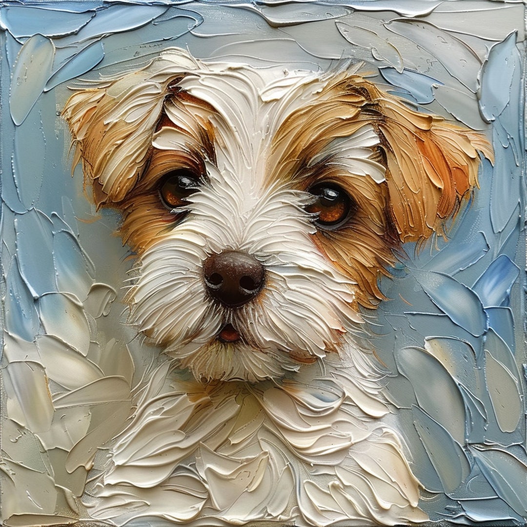 Jack Russell Terrier Puppy Ceramic Tile Art Wall Tile Bookshelf Book ...