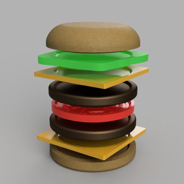 Burger Coasters - Etsy