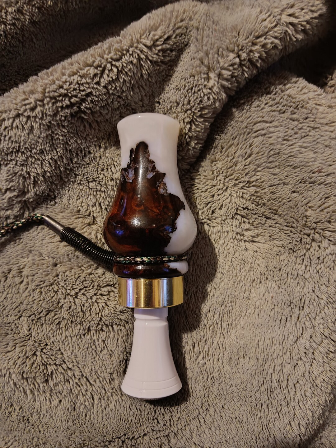 Walnut Burl and White Acrylic Duck Call - Etsy