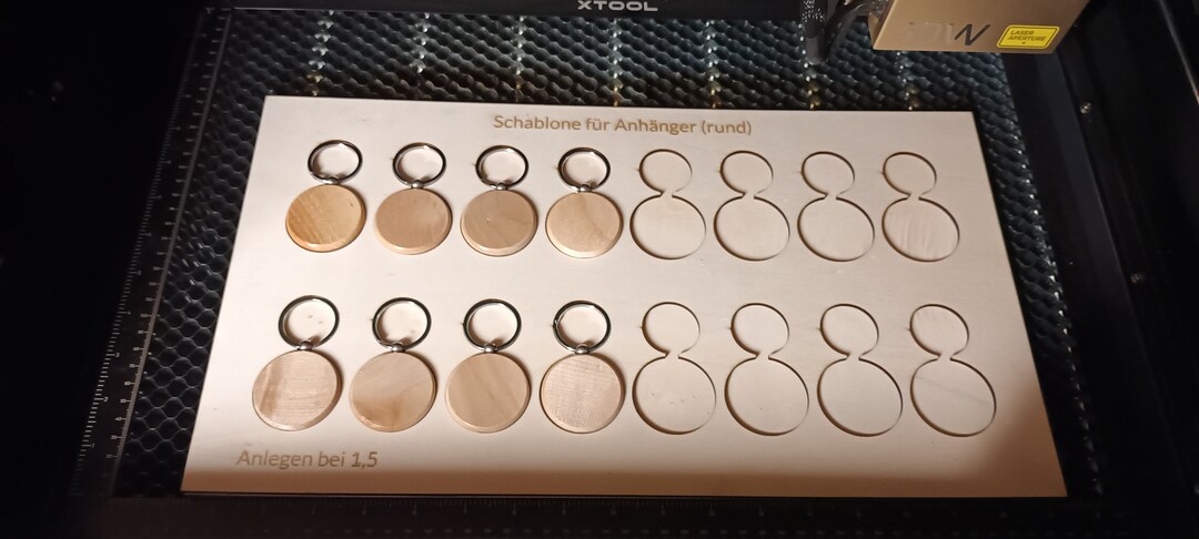 Template for Keychain, Jig - Etsy