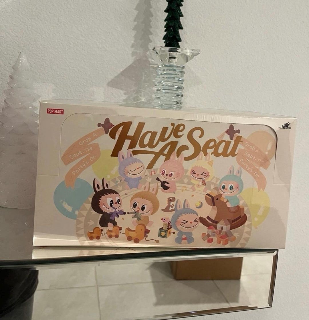Labubu Have a Seat Set, Labubu Set, Labubu Sealed Box, Labubu the ...