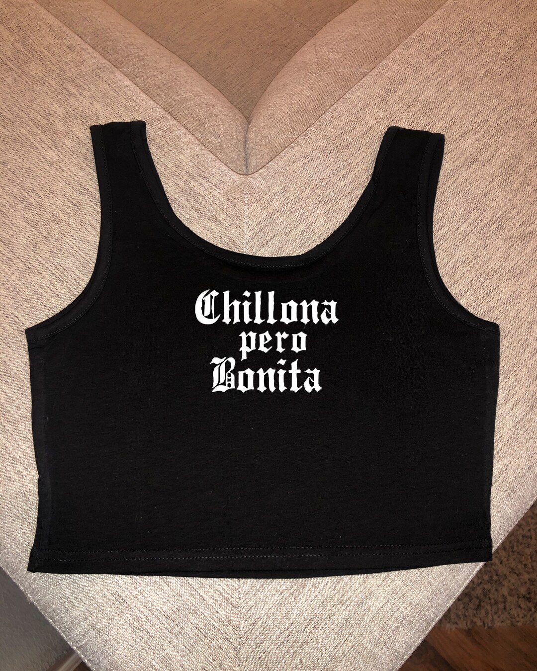Chillona Shirt, Mexican Crop Top, Crop Top in Spanish, Hispanic ...